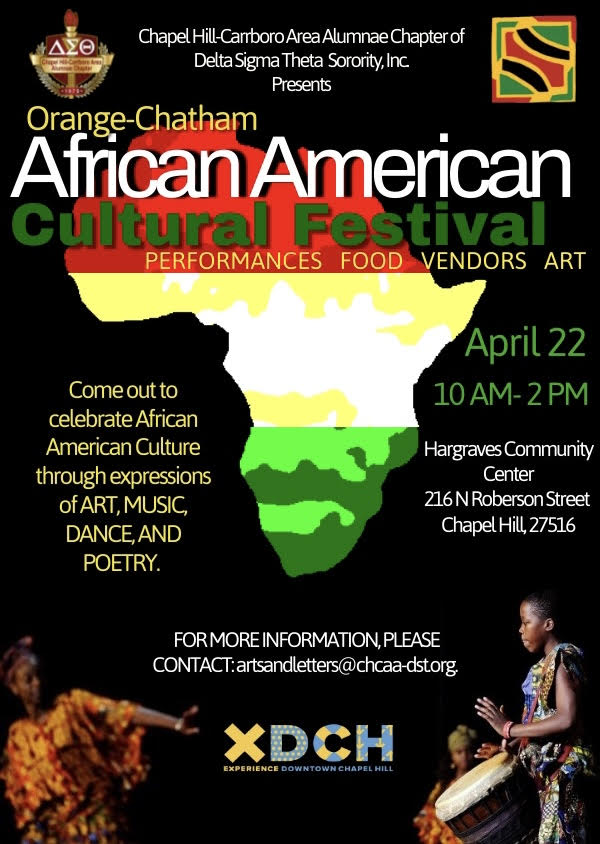 Orange-Chatham African American Cultural Festival – Chapel Hill ...